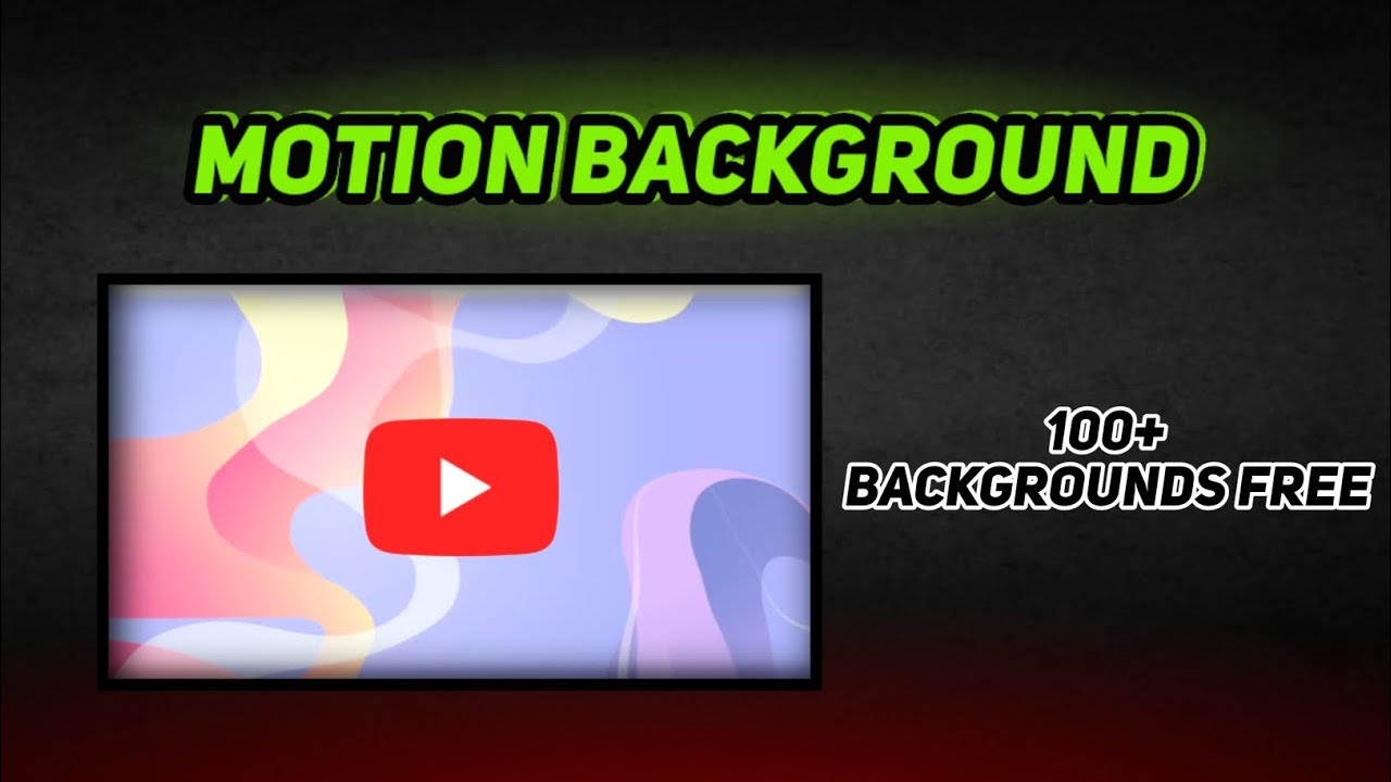 Motion Backgrounds Like @decodingyt and @Algrow - YouTube