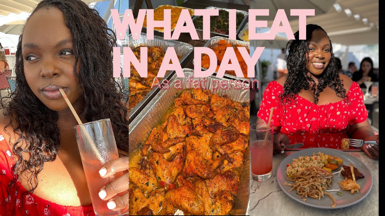 What I eat in a day as a fat person who eats whatever i want! - YouTube