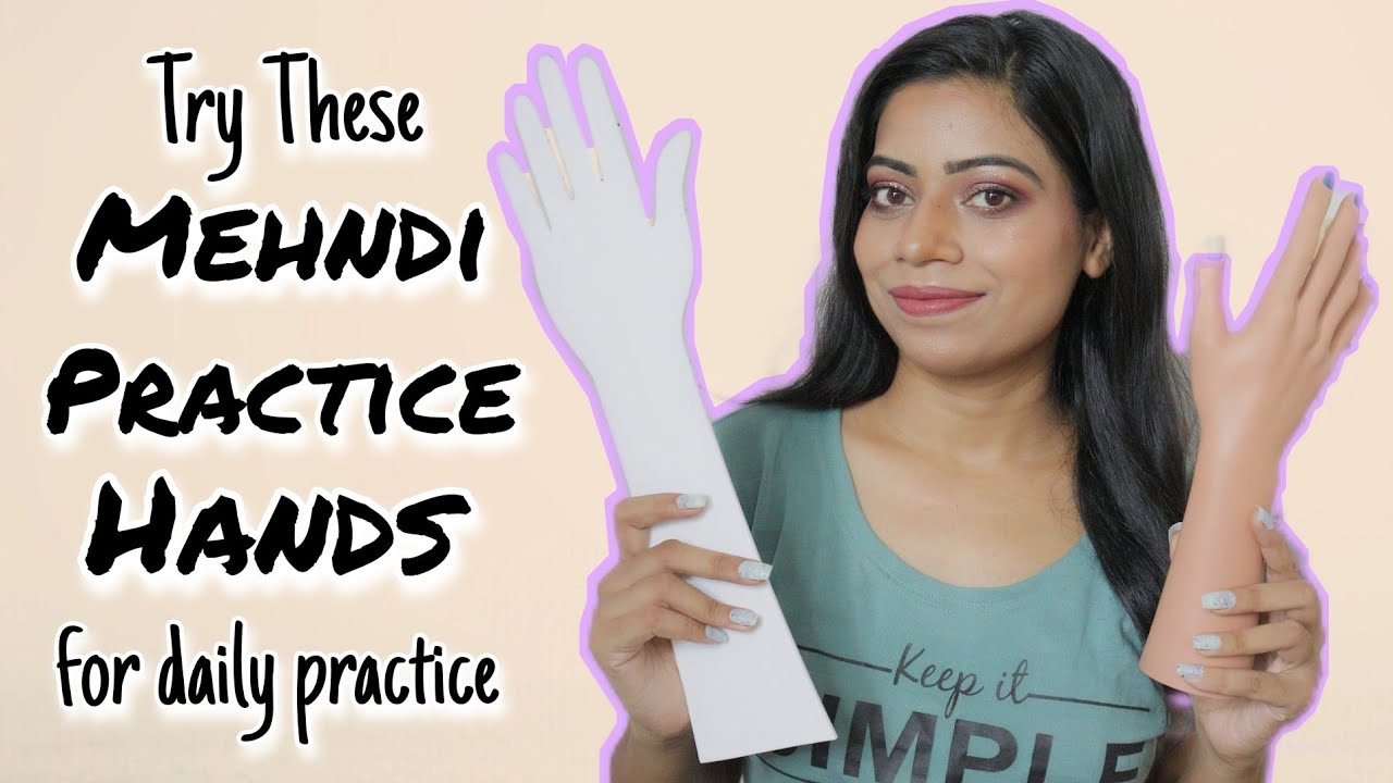 Mehndi Design Practice Hands | mehndi classes | spark shine mehndi tips ...