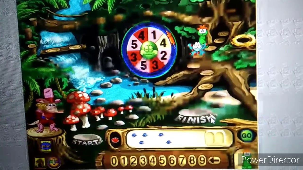 Mighty Math Zoo Zillions Annie's Jungle Trail Gameplay mode with two ...