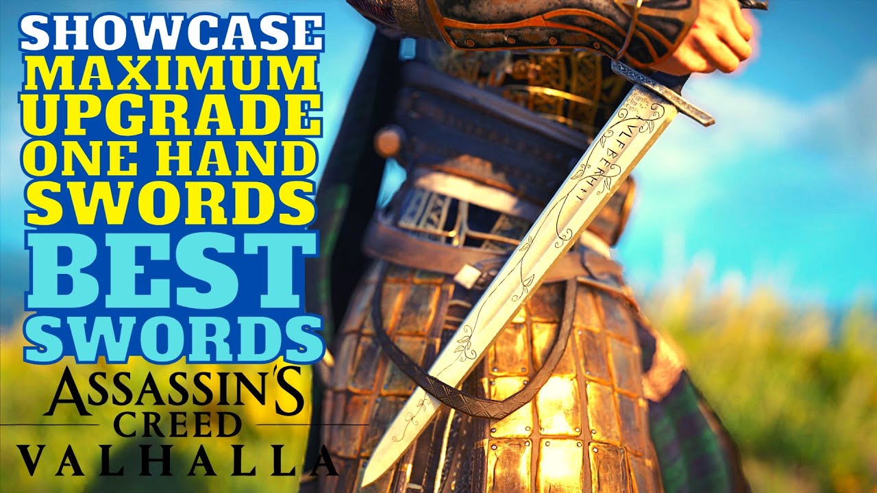 Assassin's Creed Valhalla One-Hand Swords FULLY UPGRADED COMPARISON ...