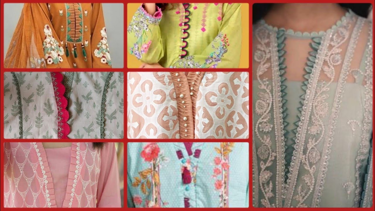 Latest trendy neck design || elegent neck design || New simple and ...