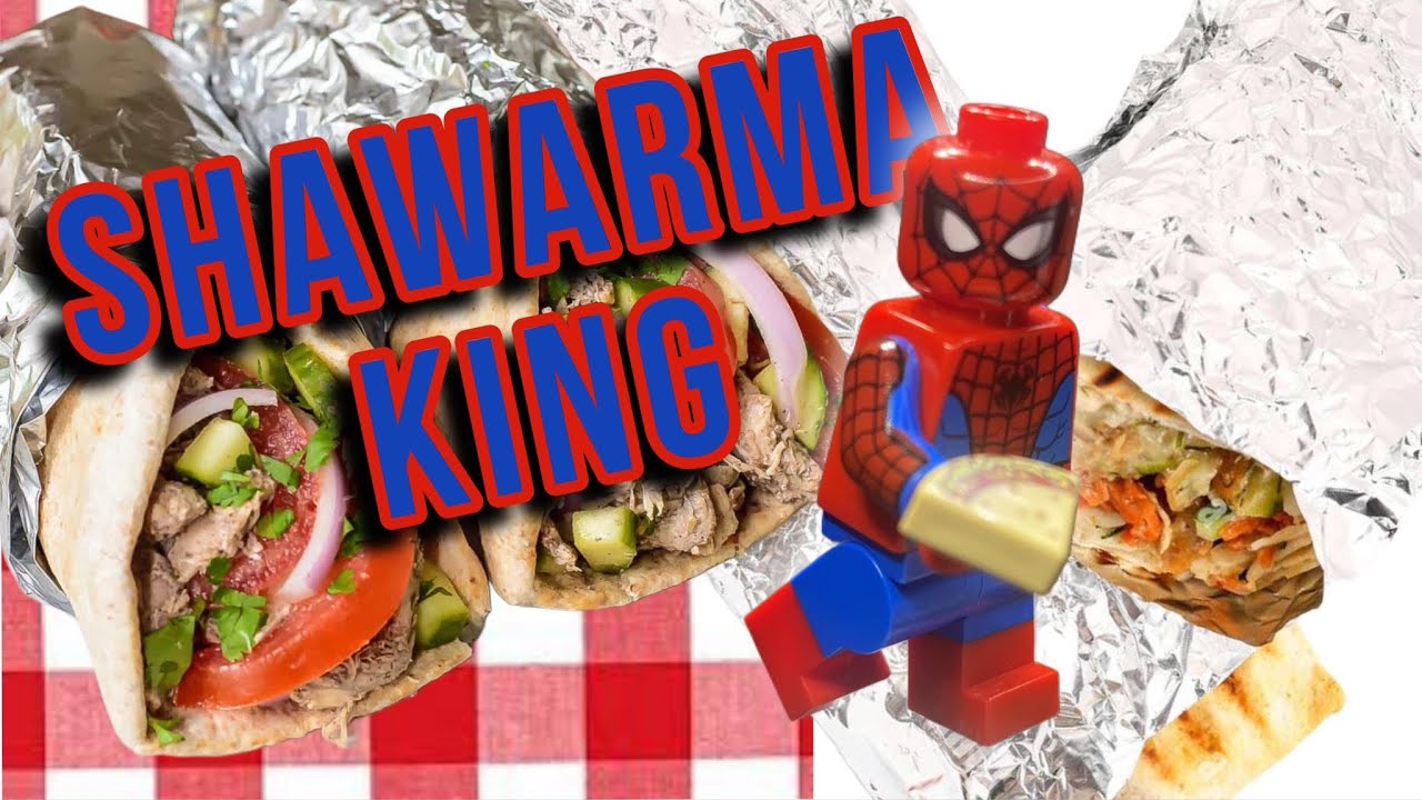 Lego SPIDER-MAN And The SHAWARMA KING. Spider-man stop motion - YouTube