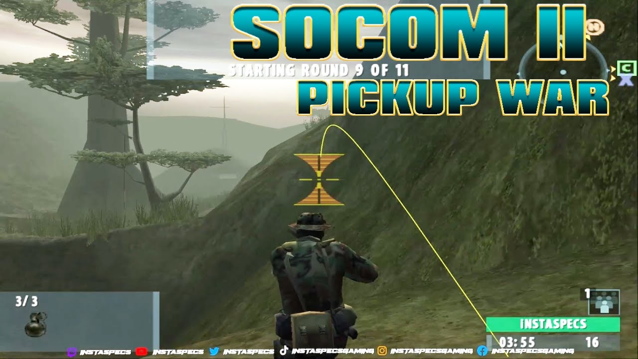 OLDSCHOOL D League Pickup Fish Hook, Death Trap & Crossroads on SOCOM 2 ...