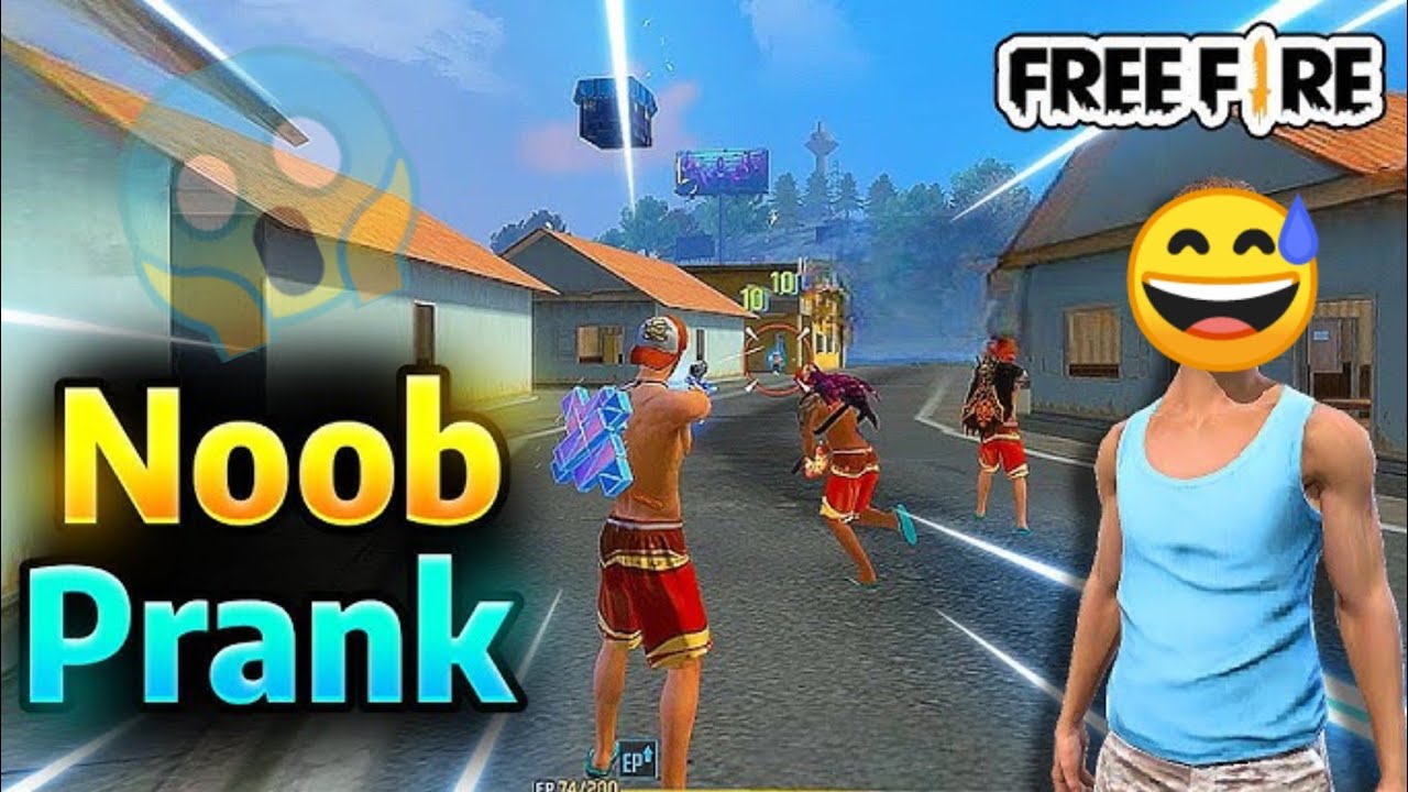 Noob prank 😅 free fire headshot ⚡ full gameplay || free fire lone wolf ...