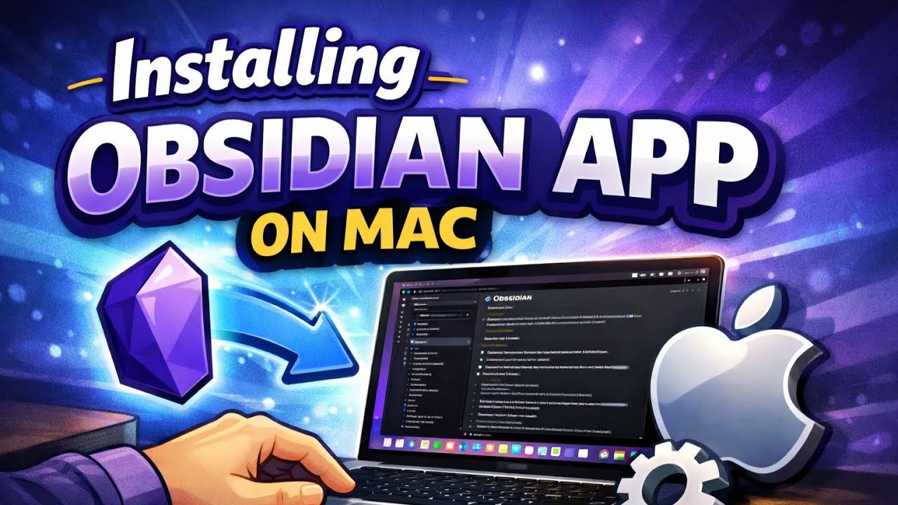How To Download and Install Obsidian on mac - YouTube
