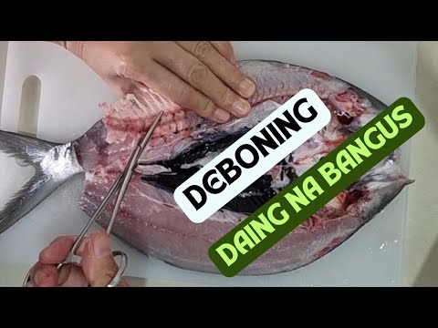 FIRST TIME | DEBONING MILKFISH | GANITO PALA GUMAWA NG BONELESS BANGUS ...