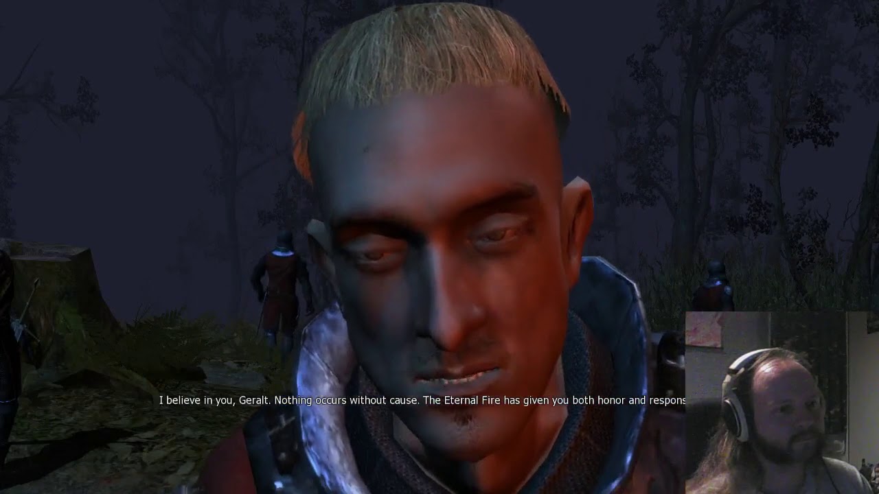 The Witcher playthrough part 23 fail a quest bang dryad get wolf pelts ...