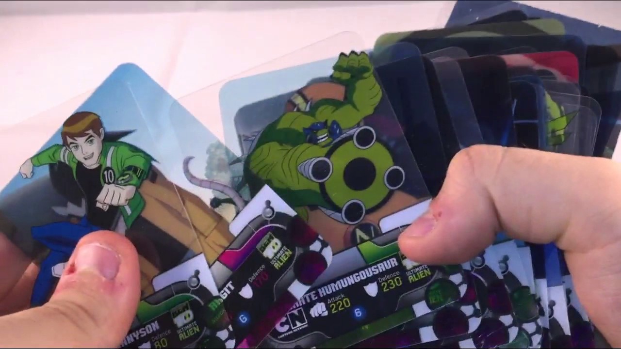 Ben 10 Ultimate Alien card Collection - YouTube