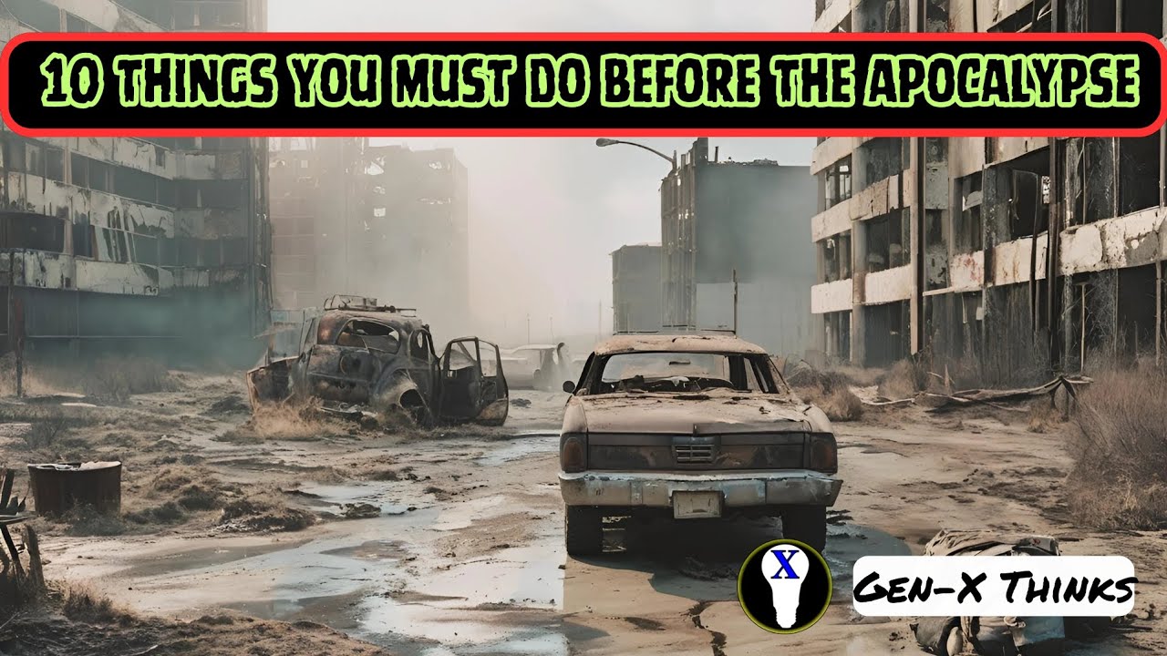 10 Things You Must Do Before The Apocalypse. - YouTube