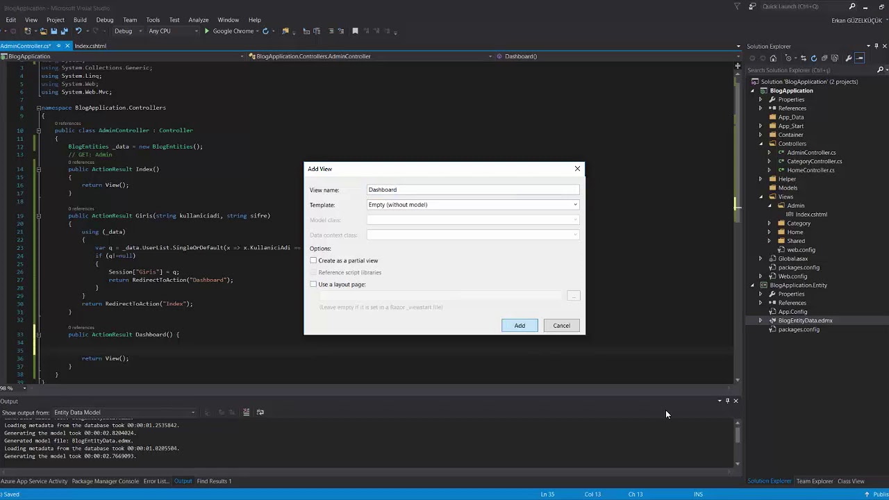 FULL STACK MVC 13 - YouTube