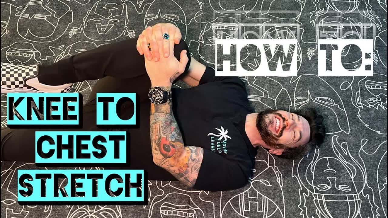 KNEE TO CHEST STRETCH | Ease Lower Back Pain & Tight Hips - YouTube