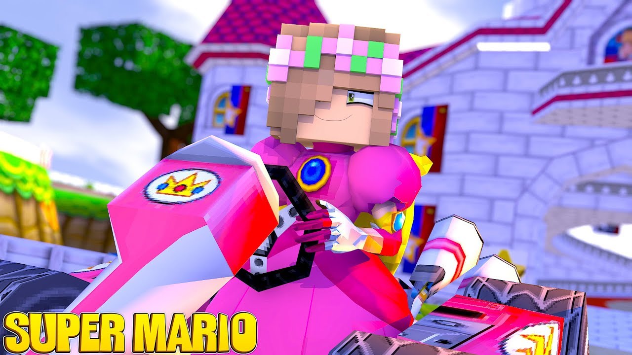 BECOMING PRINCESS PEACHES! Super Mario | Minecraft Little Kelly - YouTube