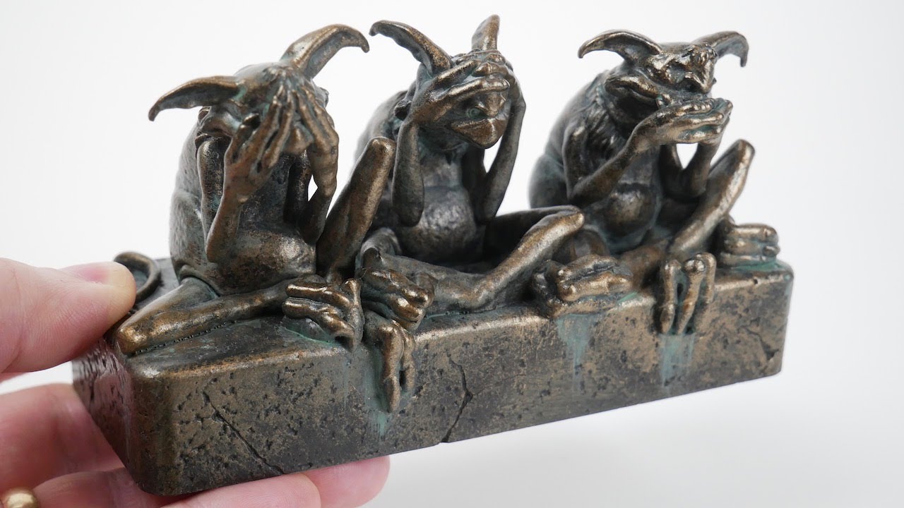 Wise Monkey-Lizards Desk Accessory by Regal Robot: Unboxing & Review ...