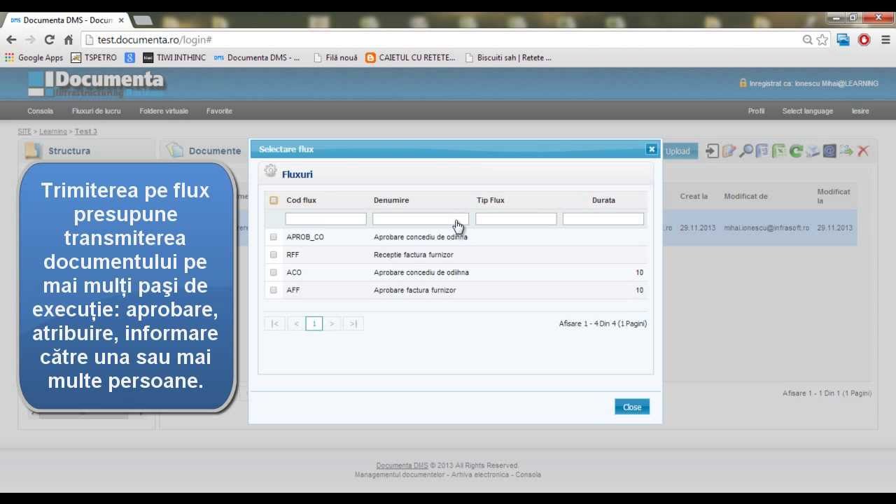 Documenta DMS: Gestionarea documentelor electronice pe fluxuri de lucru ...