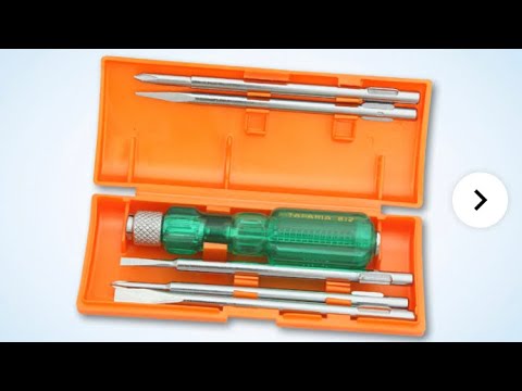 Taparia tool kit (screwdriver set) - YouTube