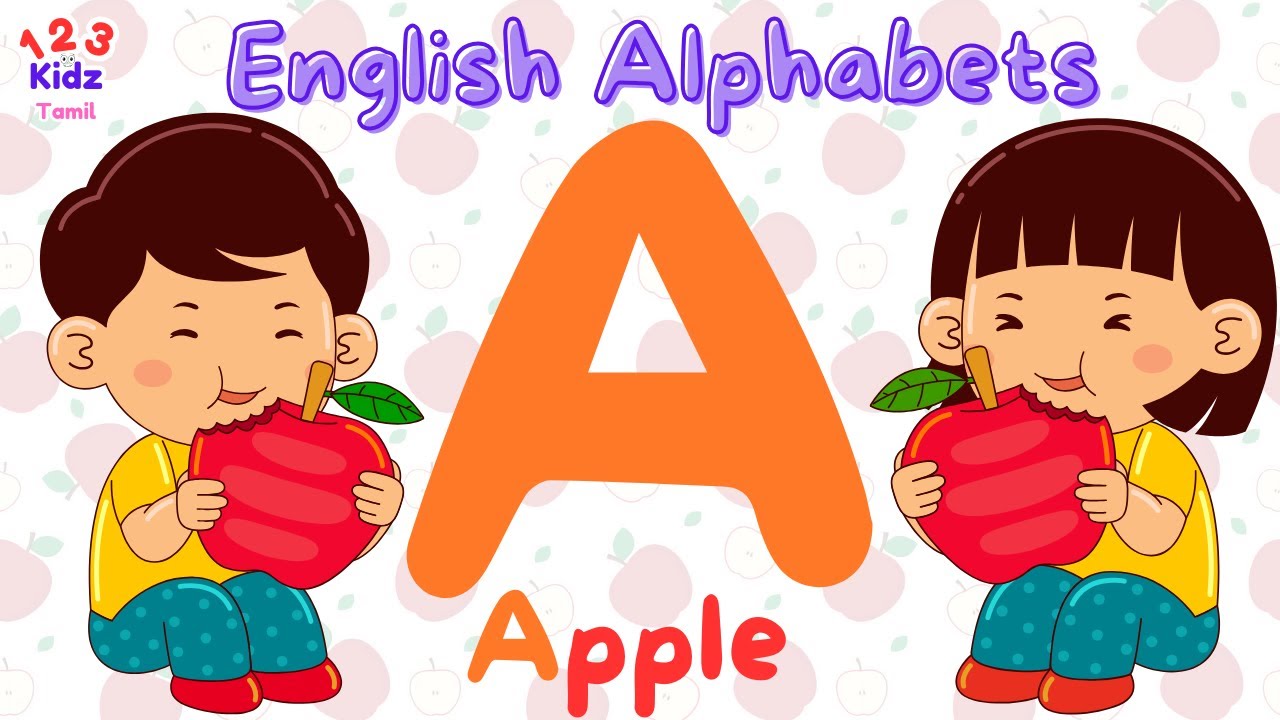 English Alphabet for Kids | ABCD Sounds in Tamil | A to Z Alphabet ...