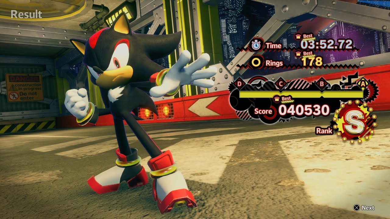 Sonic x Shadow Generations - Radical Highway Act 1 S Rank [3:52] - YouTube