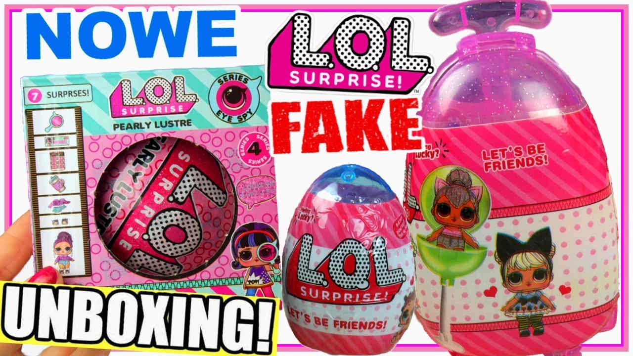 LOL Surprise ️ Chińskie Podróbki 🔮 FAKE 🎁 Jajka LOL & Walizka - YouTube