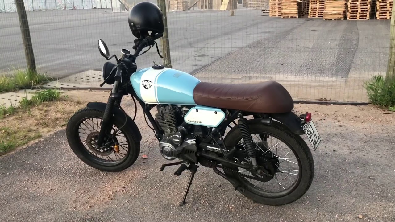 Snake 150 Cafe Racer Ultimas impresiones 10.000km - YouTube