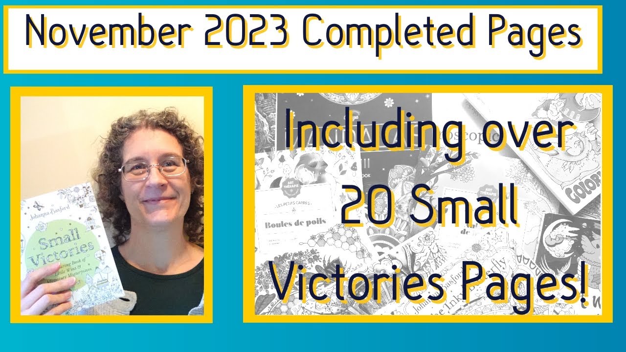 Completed Adult Colouring Pages - November 2023 (Including over 20 ...