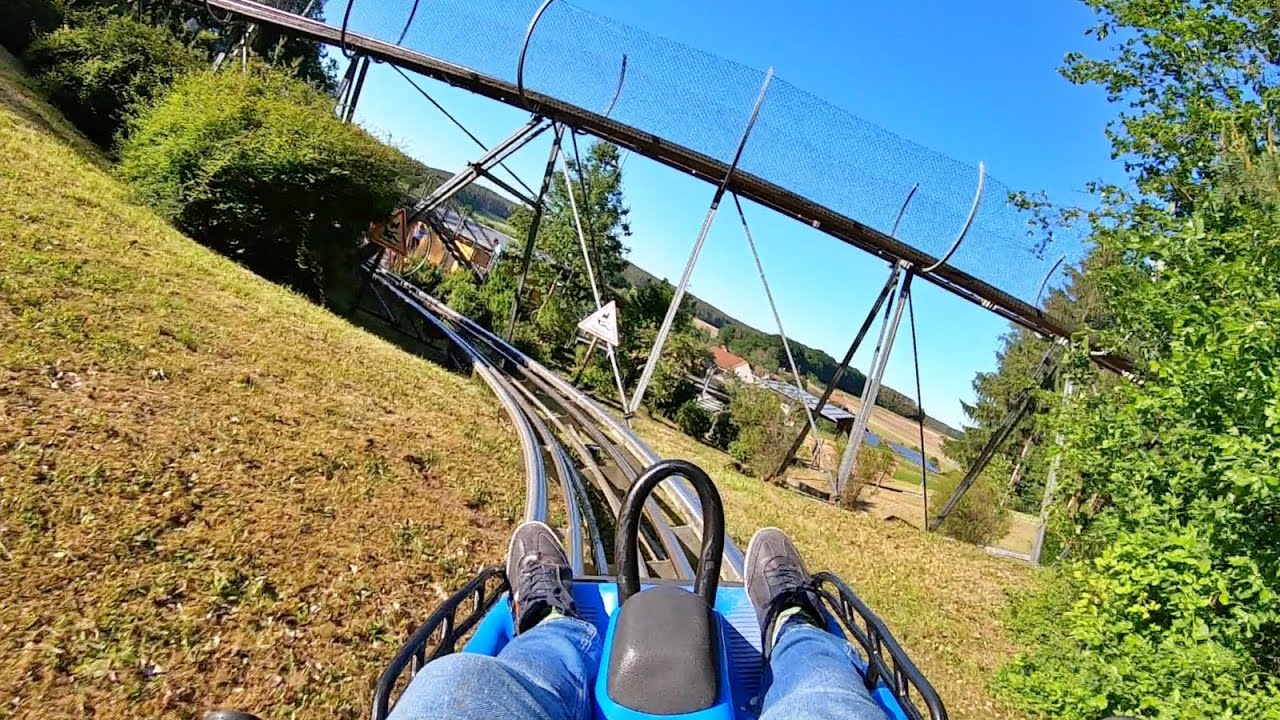 Sommerrodelbahn (Onride/POV) Video Greuther Keller Vestenbergsgreuth ...
