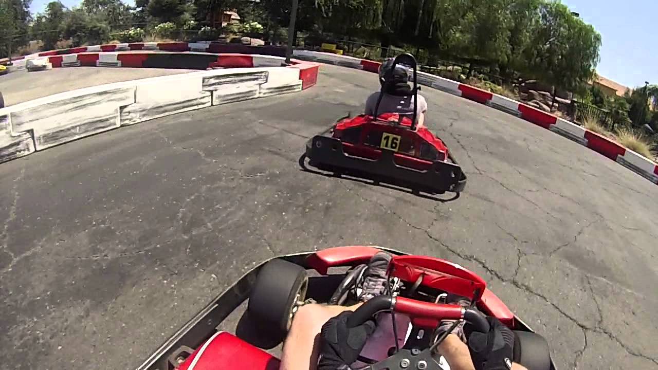Go Karts Adventure Park speed track - YouTube