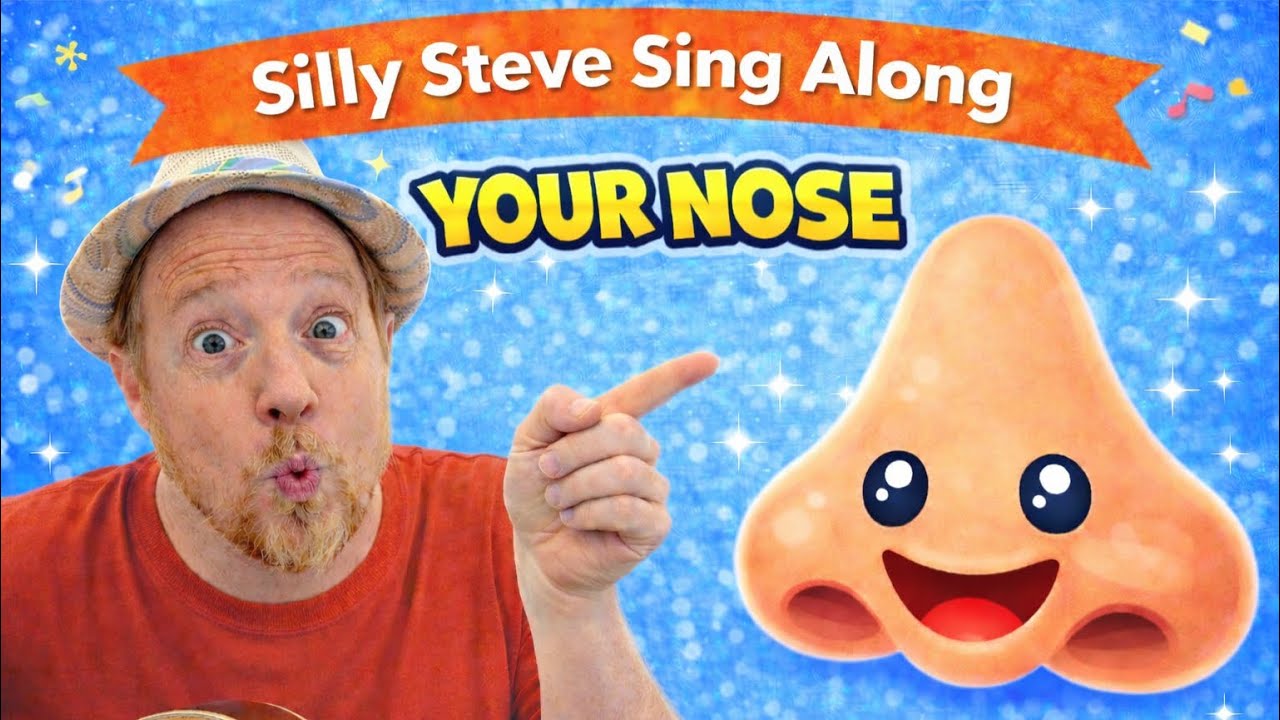Your Nose — Fun Body Parts Song for Kids | Silly Steve Sing Along - YouTube