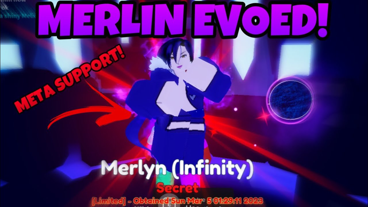 *EVOLVED* MERLIN SHOWCASE IN ANIME ADVENTURES! - YouTube