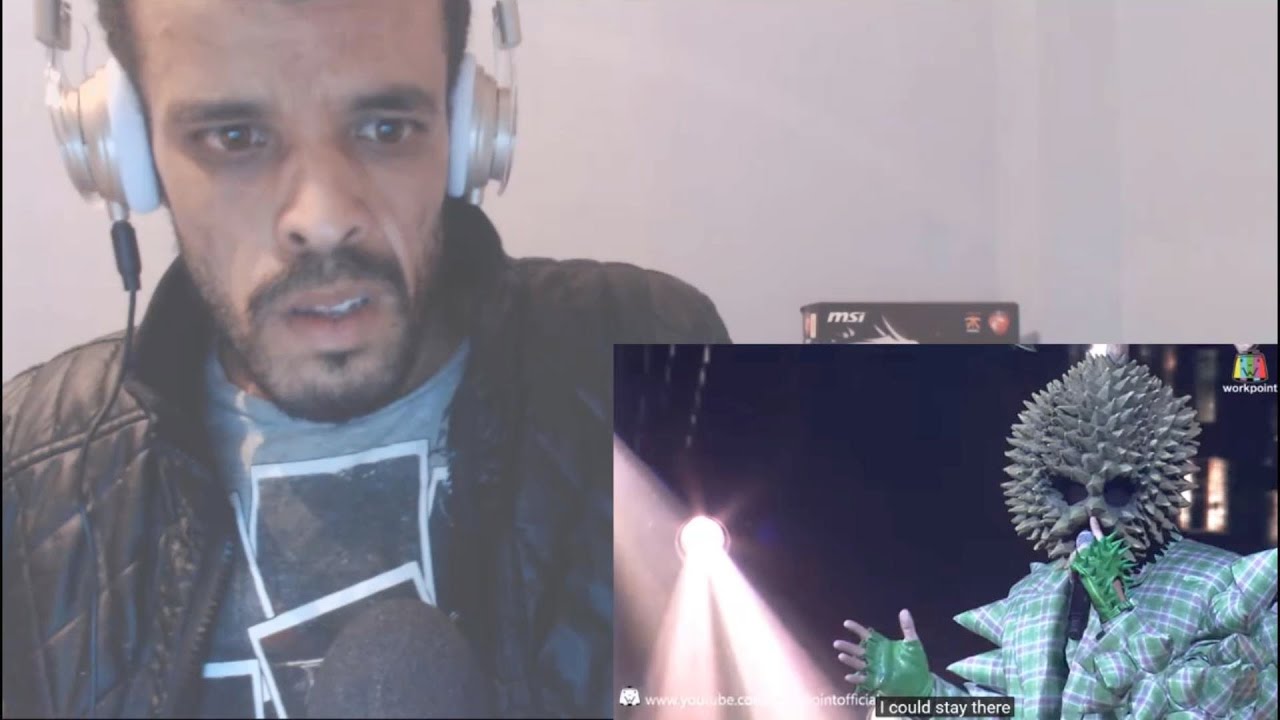 REACTION: Set Fire To The Rain - Durian Masked | The Mask Singer ...