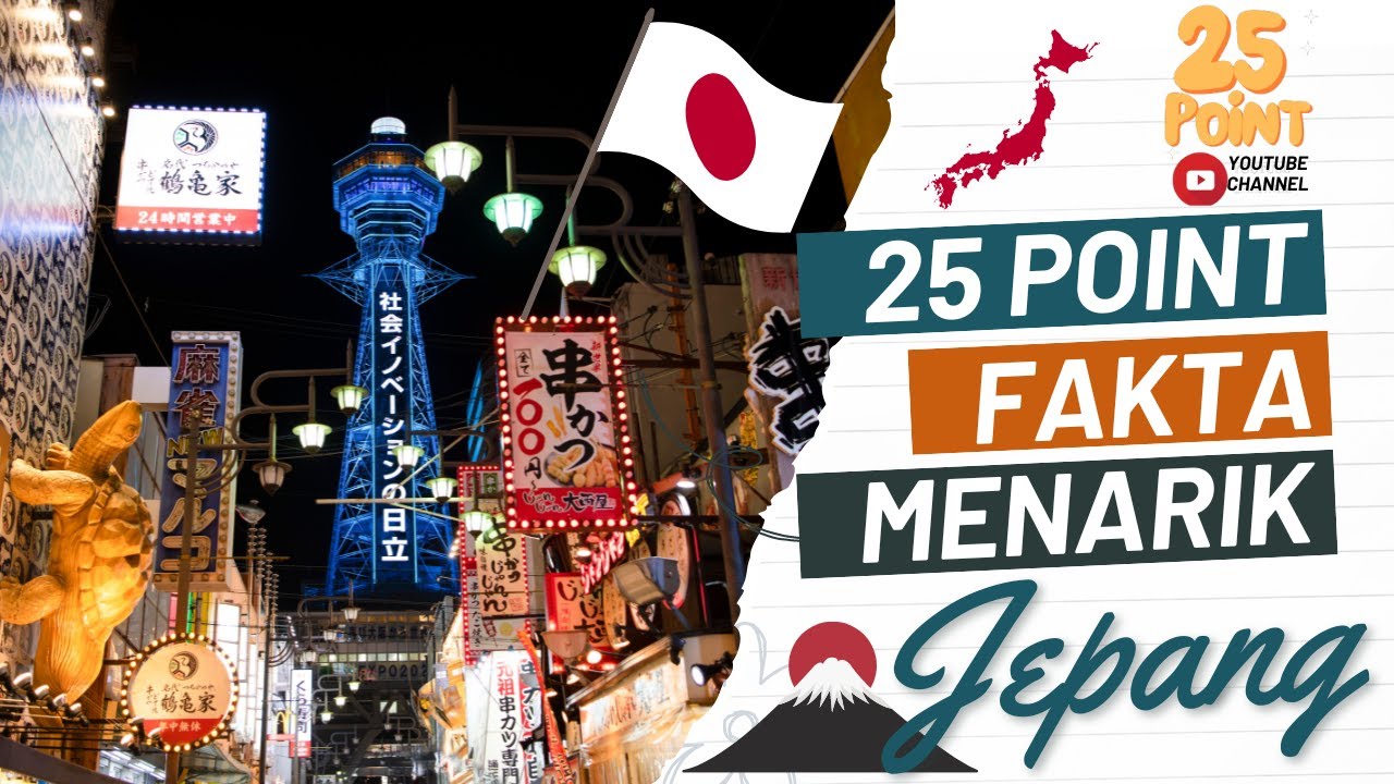 25 Point Fakta Menarik Tentang Negara Jepang. - YouTube