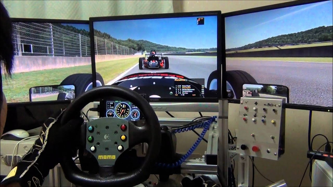iRacing Okayama Skip Barber RT2000 racesim cockpit - iRJL OpenWheel R6 ...