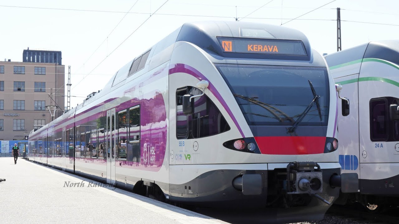 [Stadler FLIRT] HSL Commuter Train Sm5 For KERAVA | Helsinki , Finland ...