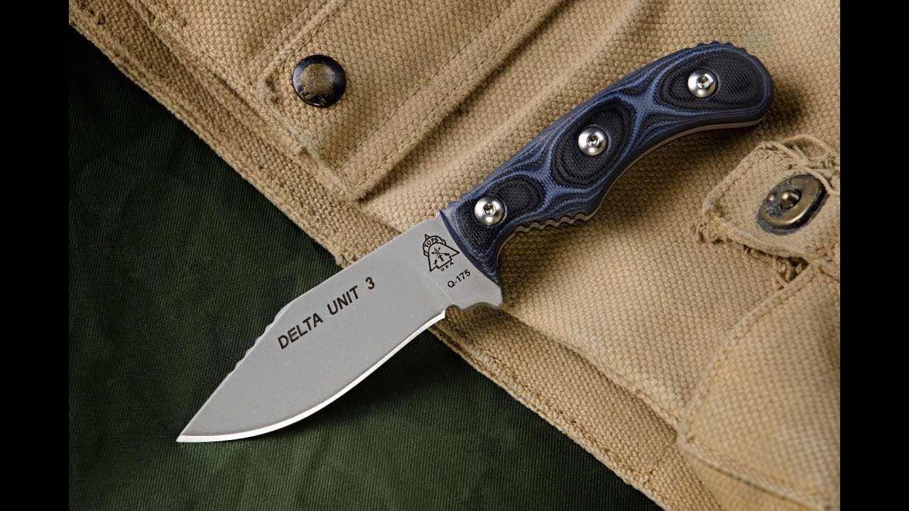TOPS Knives Delta Unit 3 - YouTube