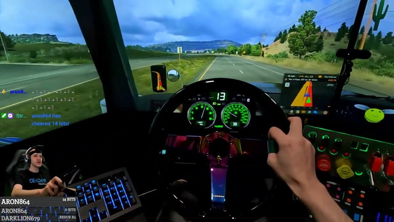 POV Trucking In My Sim Rig | American Truck Simulator (twitchstream ...
