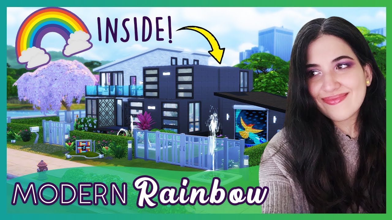 Make it Rainbow! 🌈 l The Sims 4 l Speed Build l No CC l Part 1 - YouTube