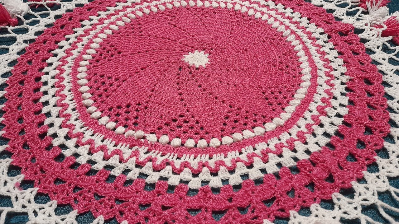 Big Thalposh Design #How to make Rumal, Table Cover, Baby Blankets ...