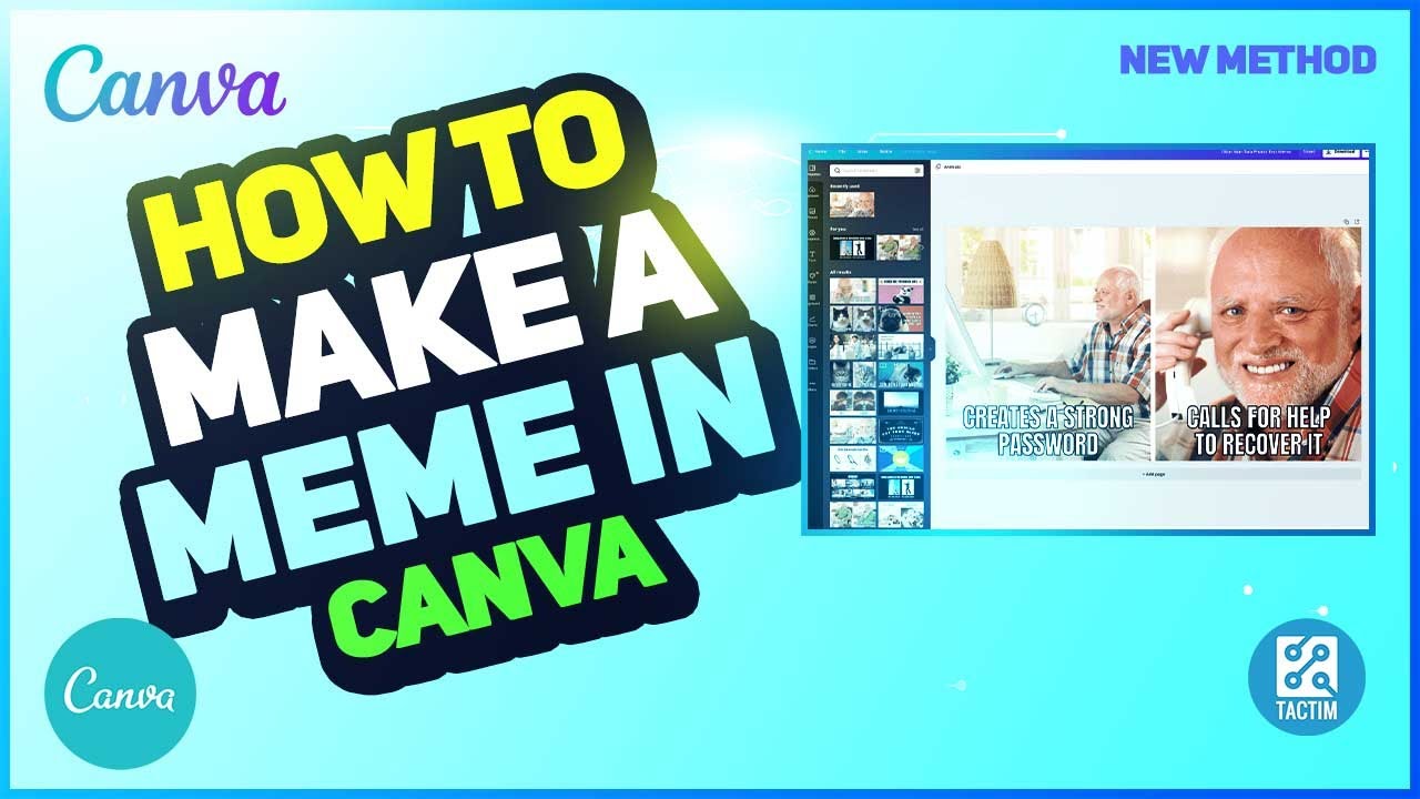 How to Make a Meme in Canva 2025 | Easy Tutorial - YouTube