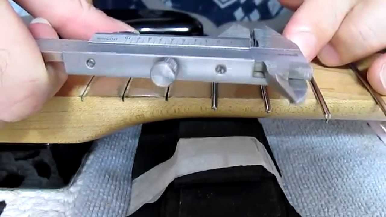 Colocando Trastes Guitarra Fender Strato Mexico - traste 12 - YouTube