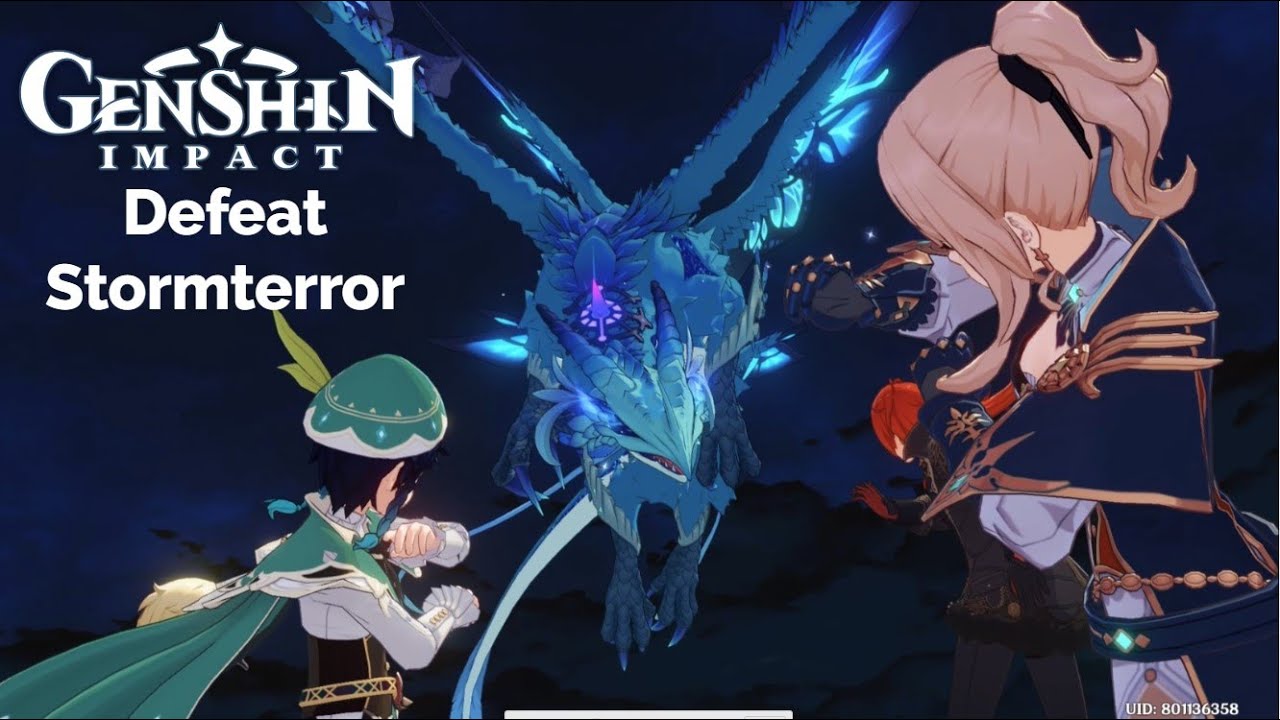 Tricks To Defeat Stromterror Genshin Impact PC || Quest Completed - YouTube