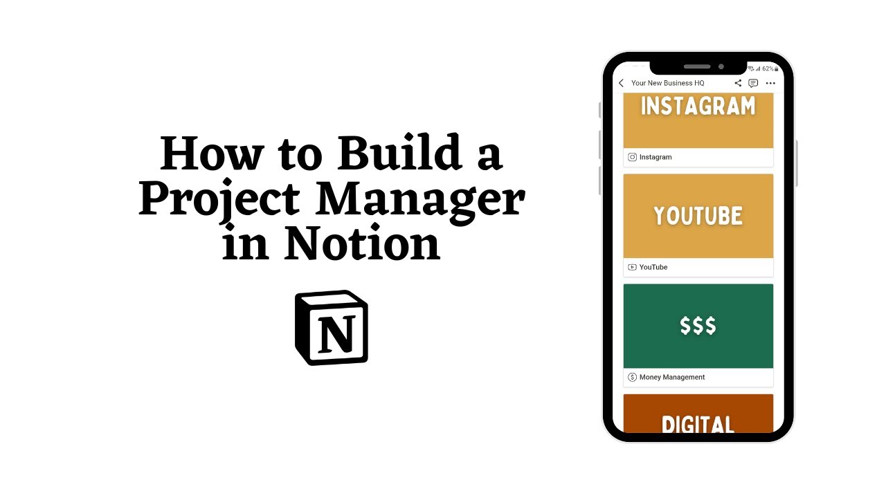 How to Build a Project Management Database in Notion | Notion Demo ...