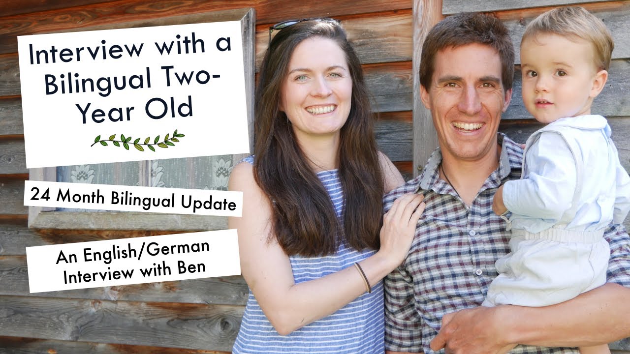 BILINGUAL TWO YEAR OLD | Language development update and interview with ...