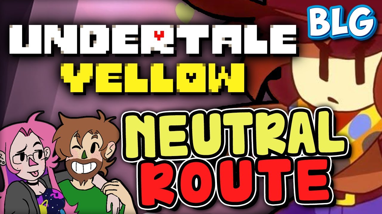 Lets Play Undertale Yellow Neutral Route + Flowey Fight - YouTube