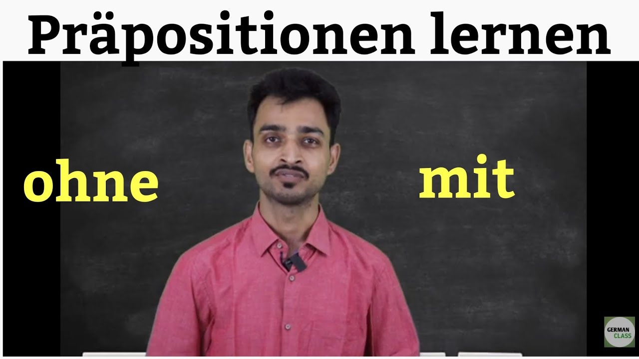 Prepositions in German| Mit / Ohne| - YouTube
