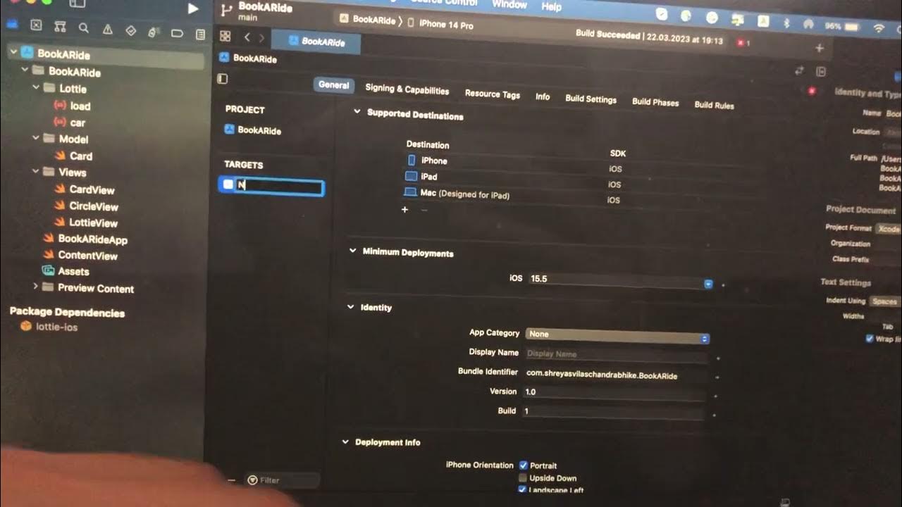How To Change Target Name In Xcode - YouTube