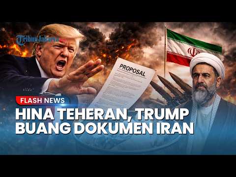 Buka-bukaan Gedung Putih! Trump Tolak Mentah-Mentah Syarat Iran dan Buang Proposal ke Tempat Sampah