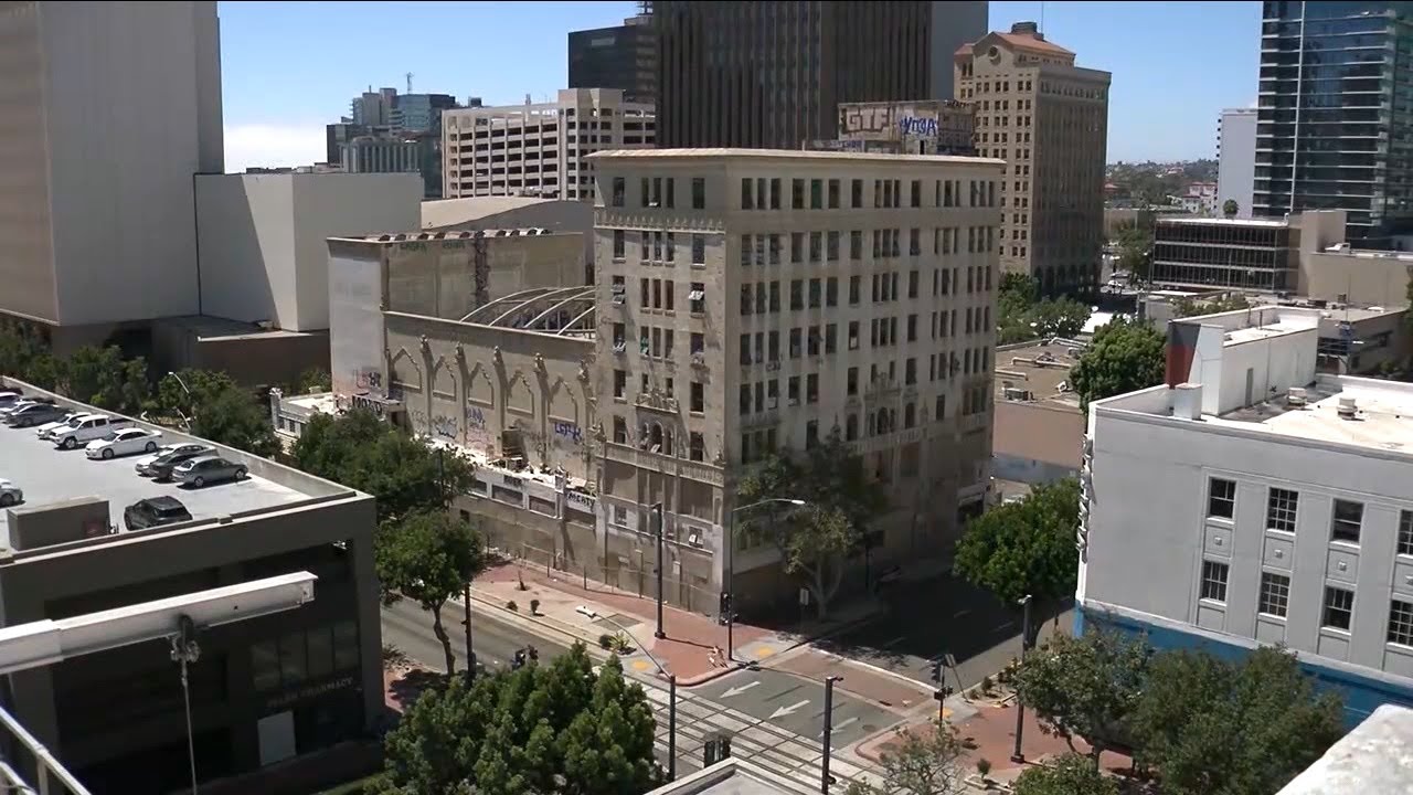 City of San Diego considers demolishing the California Theatre building ...