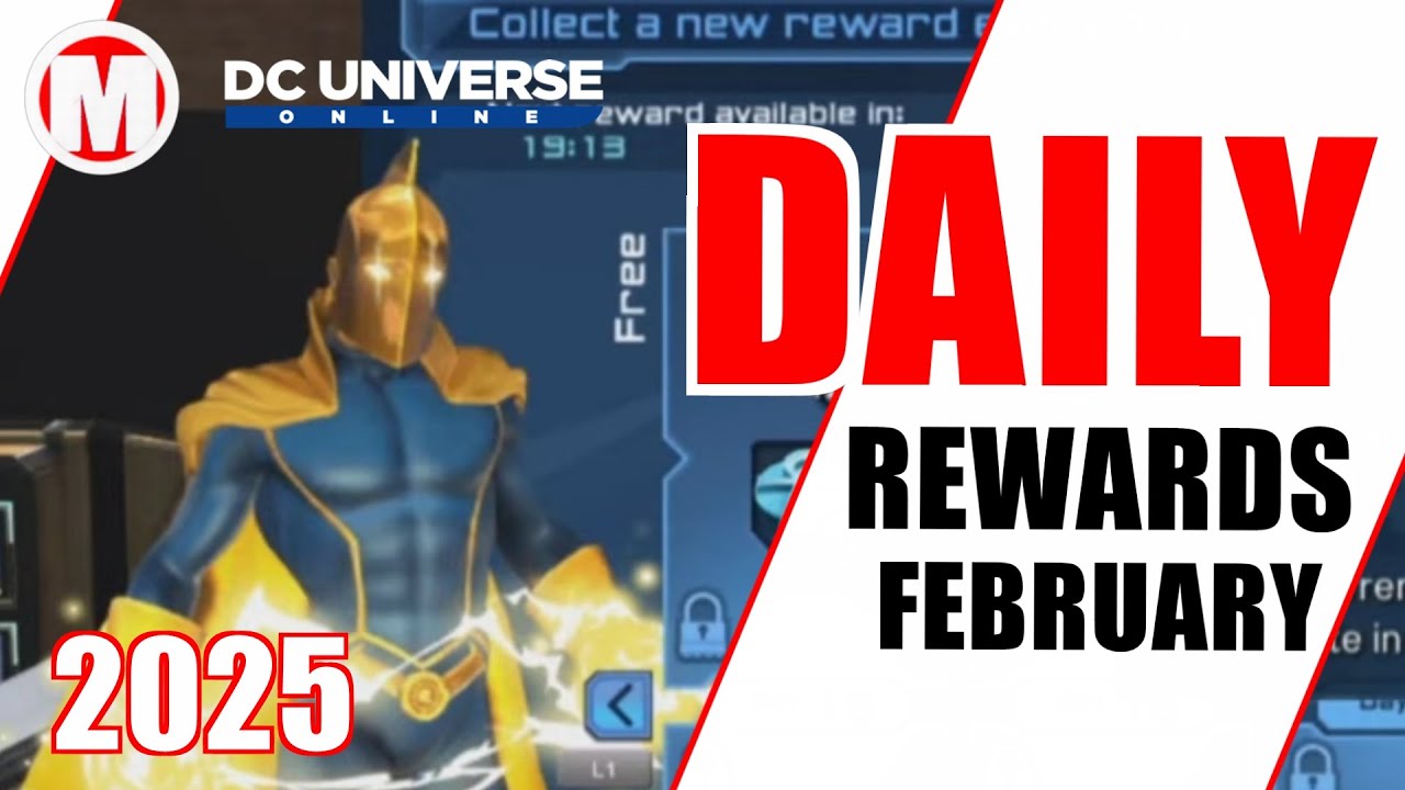 DCUO Daily Rewards February 2025 - YouTube