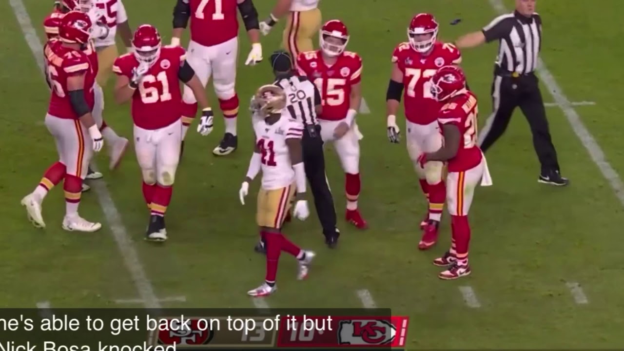 Nick Bosa force sack 2020 Super Bowl - YouTube