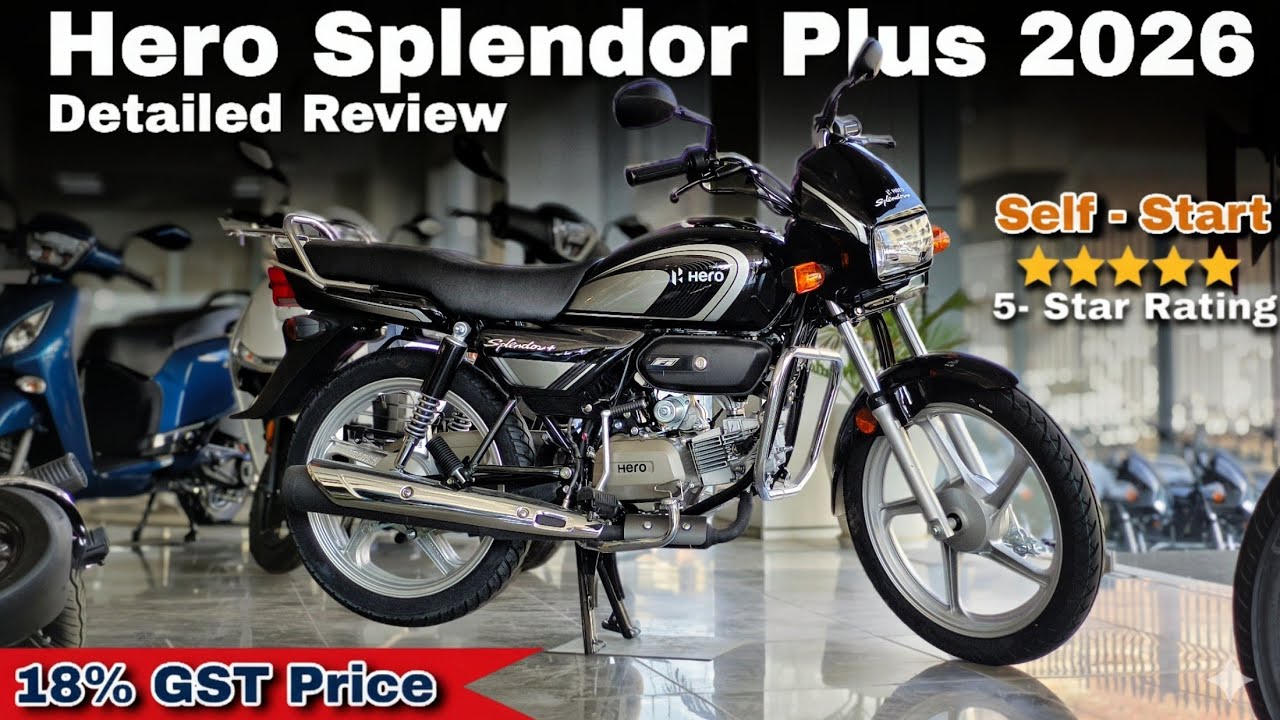 2026 NEW SPLENDOR PLUS BASE MODEL DETAILED REVIEW | SPLENDOR DURM SELF ...